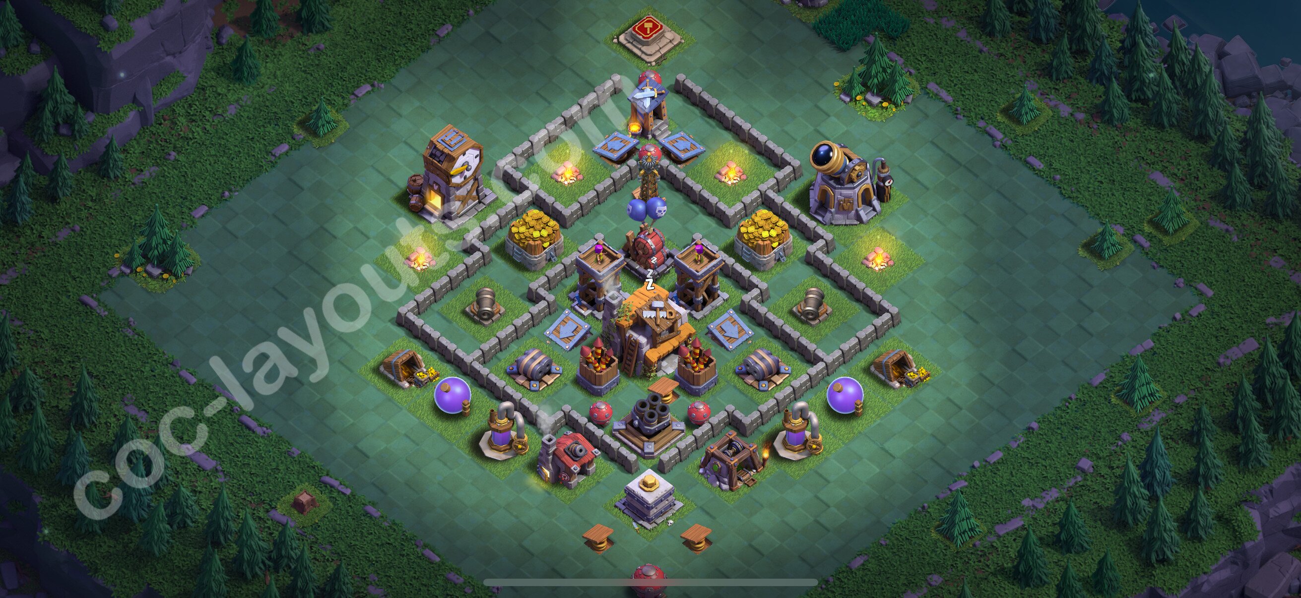 Top Builder Hall Level 5 Anti Everything Base With Link Clash Of Top Builder Hall Level 5 Anti Everything Base With Link Clash Of