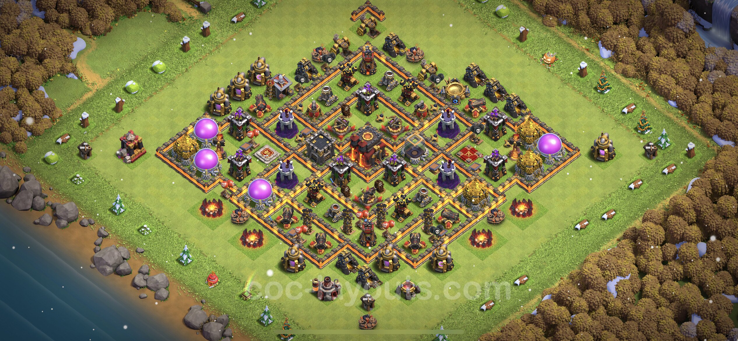 Die Anti 2 Sterne Base Rathaus Level 10 Link COC Clash Of Clans Die Anti 2 Sterne Base Rathaus Level 10 Link COC Clash Of Clans
