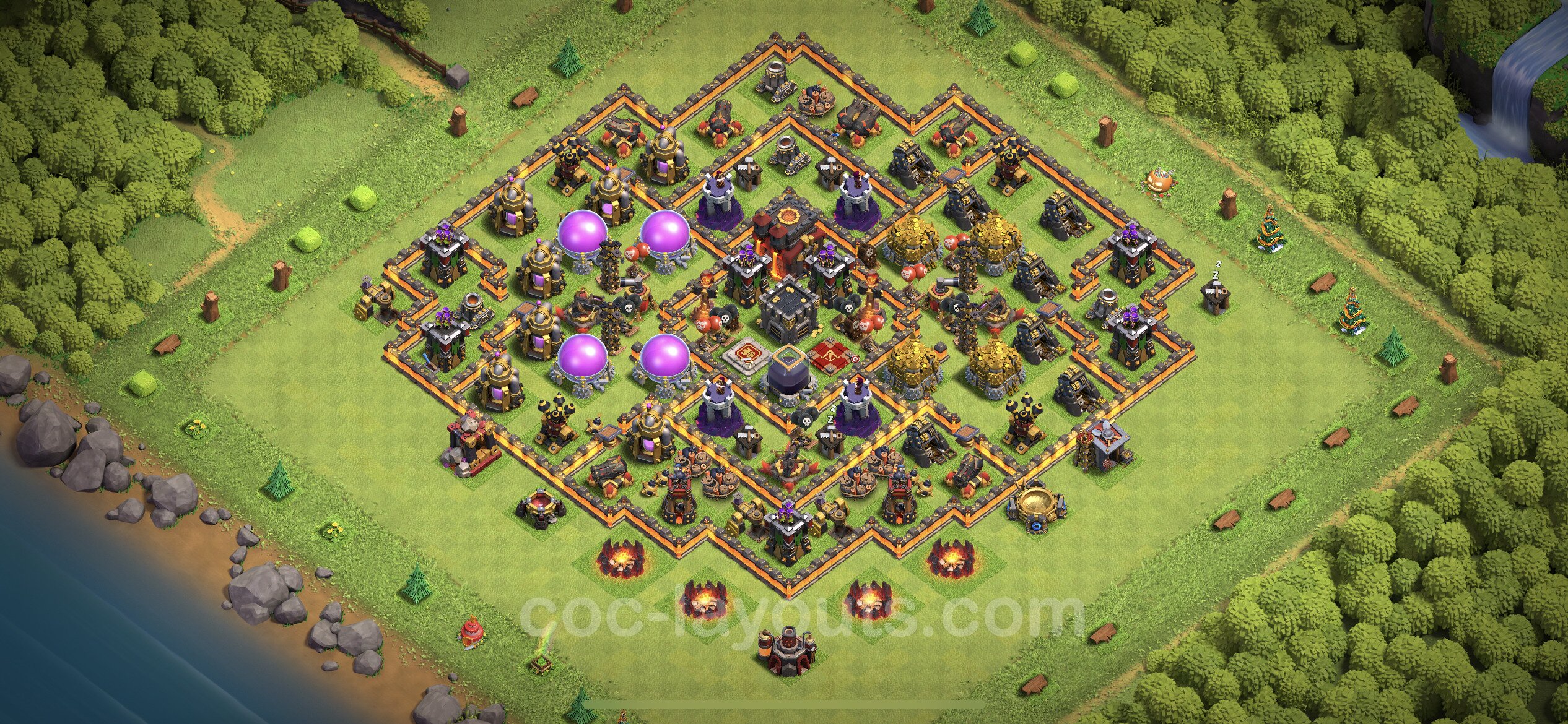 Farming Base TH10 Max Levels With Link Hybrid Anti Everything Town Farming Base TH10 Max Levels With Link Hybrid Anti Everything Town