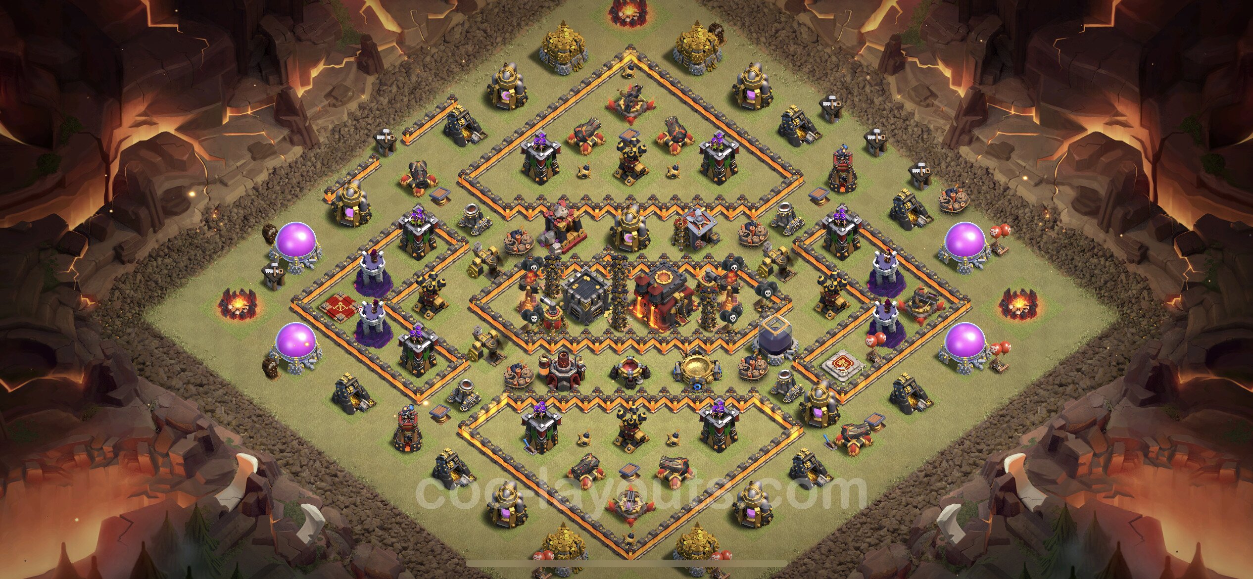 Best War Base TH10 With Link Anti Everything Town Hall Level 10 CWL Best War Base TH10 With Link Anti Everything Town Hall Level 10 CWL