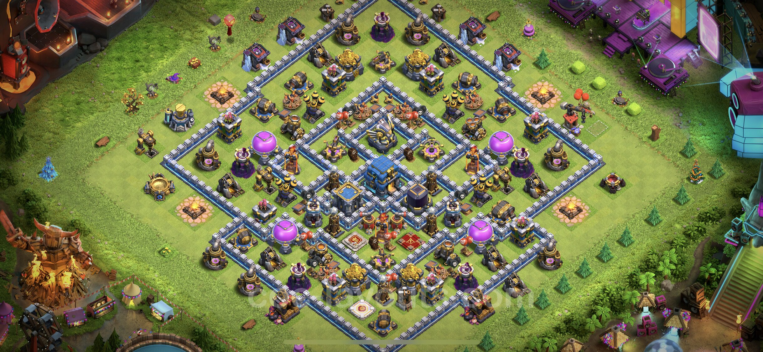 Gute Base Rathaus Level 12 Link Legend League Hybrid F r