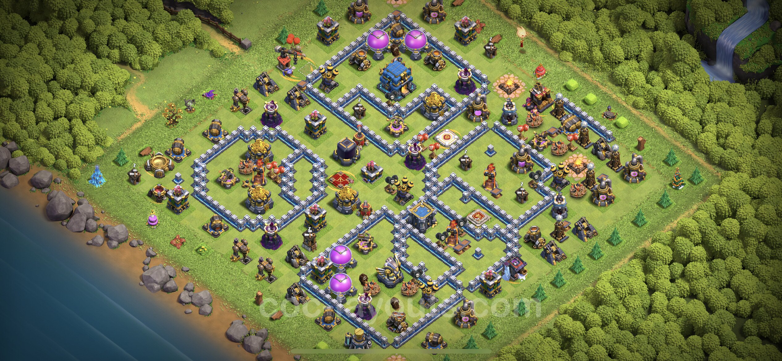 Best Anti 3 Stars Base TH12 With Link Anti Everything 2023 Town Hall Best Anti 3 Stars Base TH12 With Link Anti Everything 2023 Town Hall