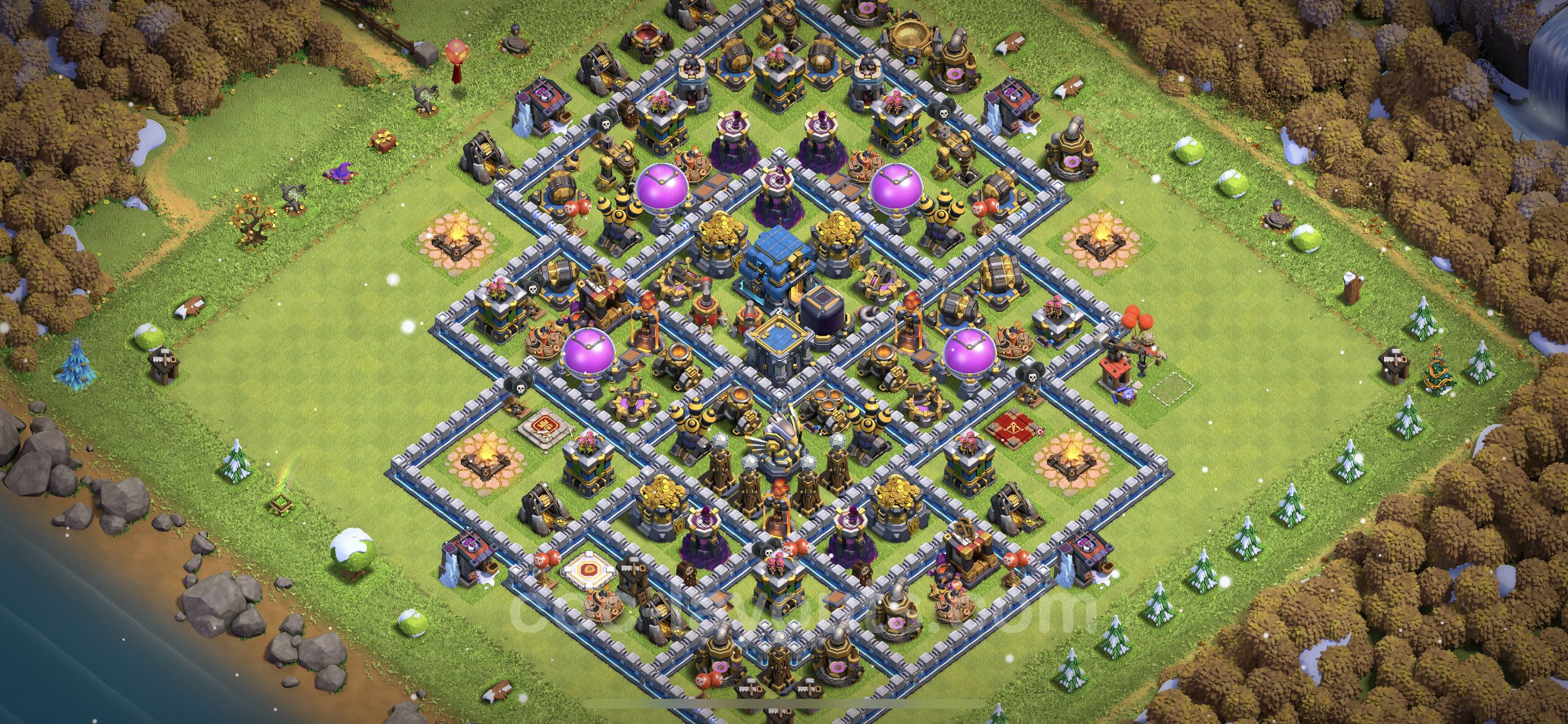 Hybrid Base Clash Of Clans Tips And Layouts My XXX Hot Girl