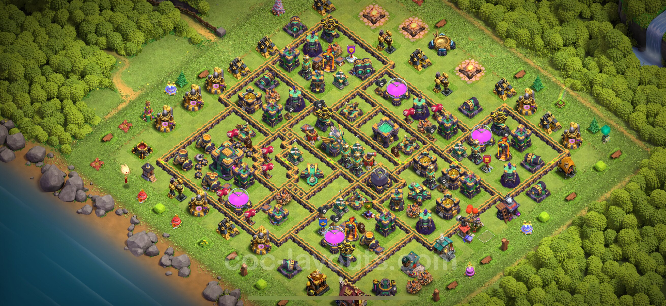 Base TH14 With Link Hybrid Max Levels Town Hall Level 14 Base Copy Base TH14 With Link Hybrid Max Levels Town Hall Level 14 Base Copy