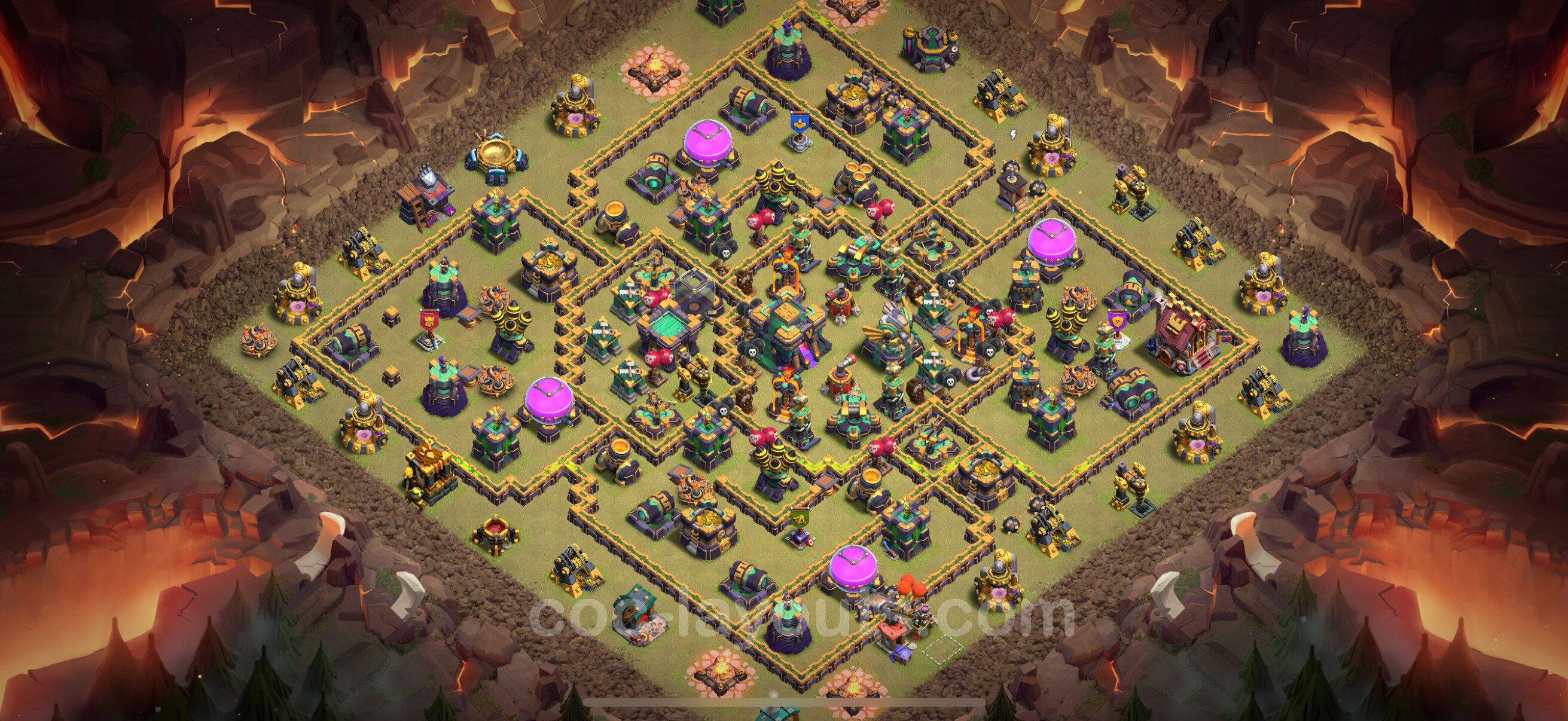 Best War Base TH14 with Link, Anti Everything 2023 - Town Hall Level 14 ...