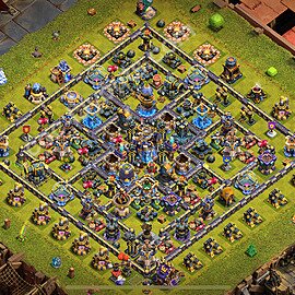 Hybrid Bases TH18 with Links 2025 - Town Hall Level 18 Bases Copy