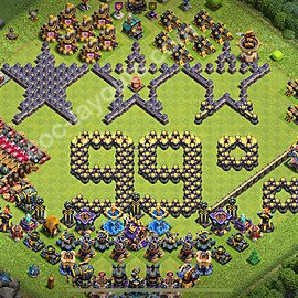 Meilleur Base de Troll Funny Hôtel de Ville niveau 18 + Lien (Link ...