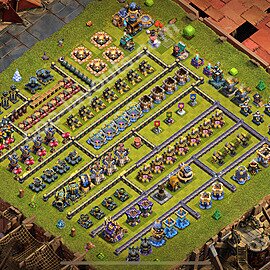 Melhor Troll Funny Layout CV18 com link - Art Base COC Clash of Clans ...