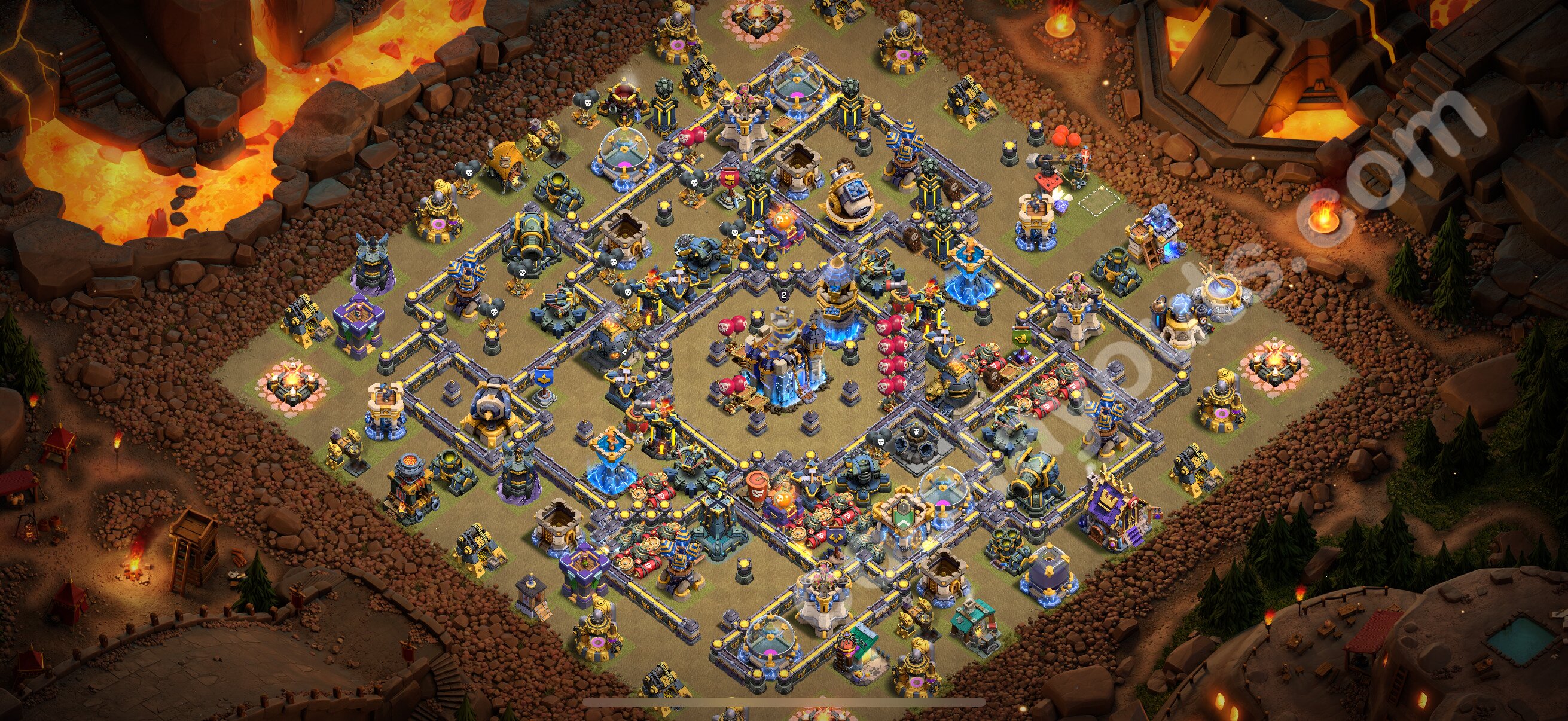 Best War Base TH18 with Link 2025 - Town Hall Level 18 CWL Base Copy ...