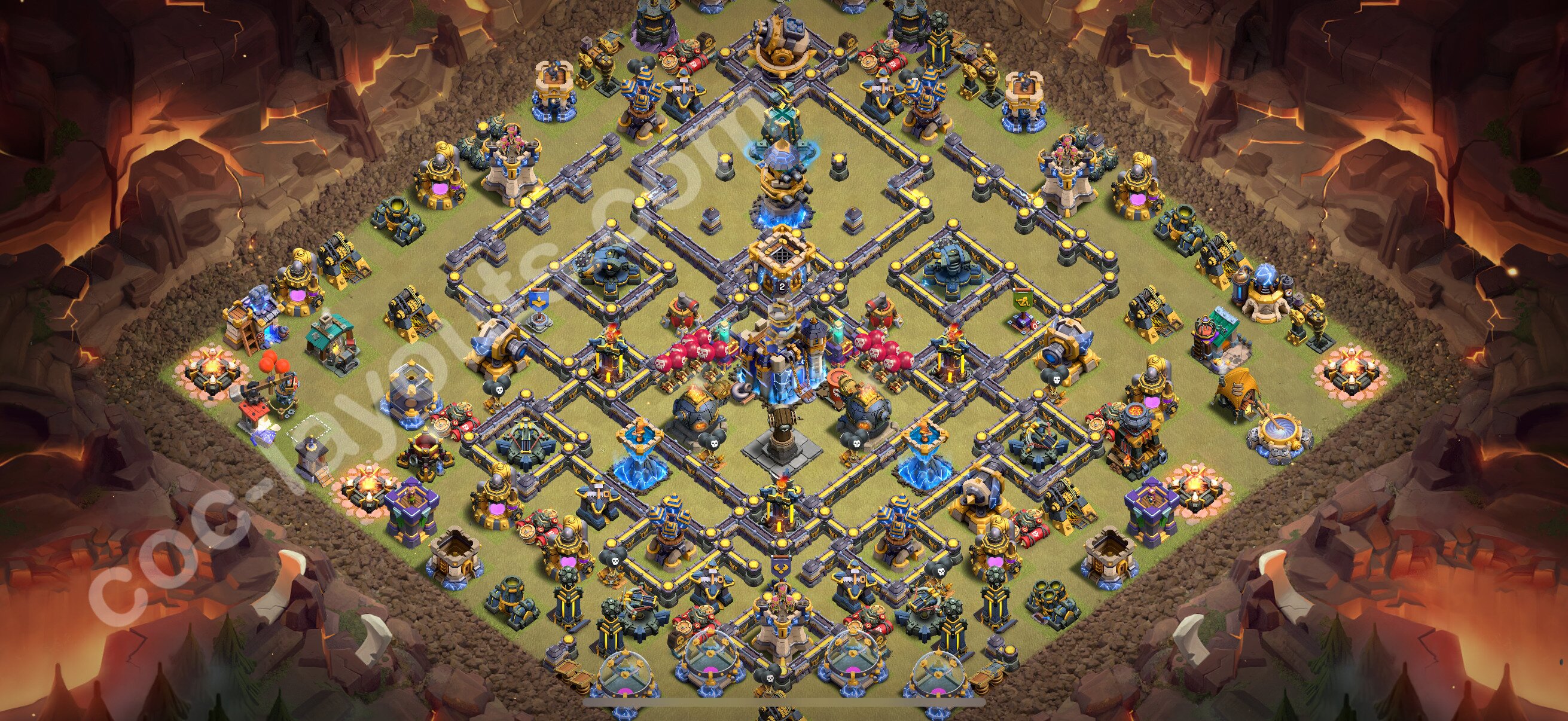 Melhor Layout para Guerra CV18 com link - COC Clash of Clans 2026 ...