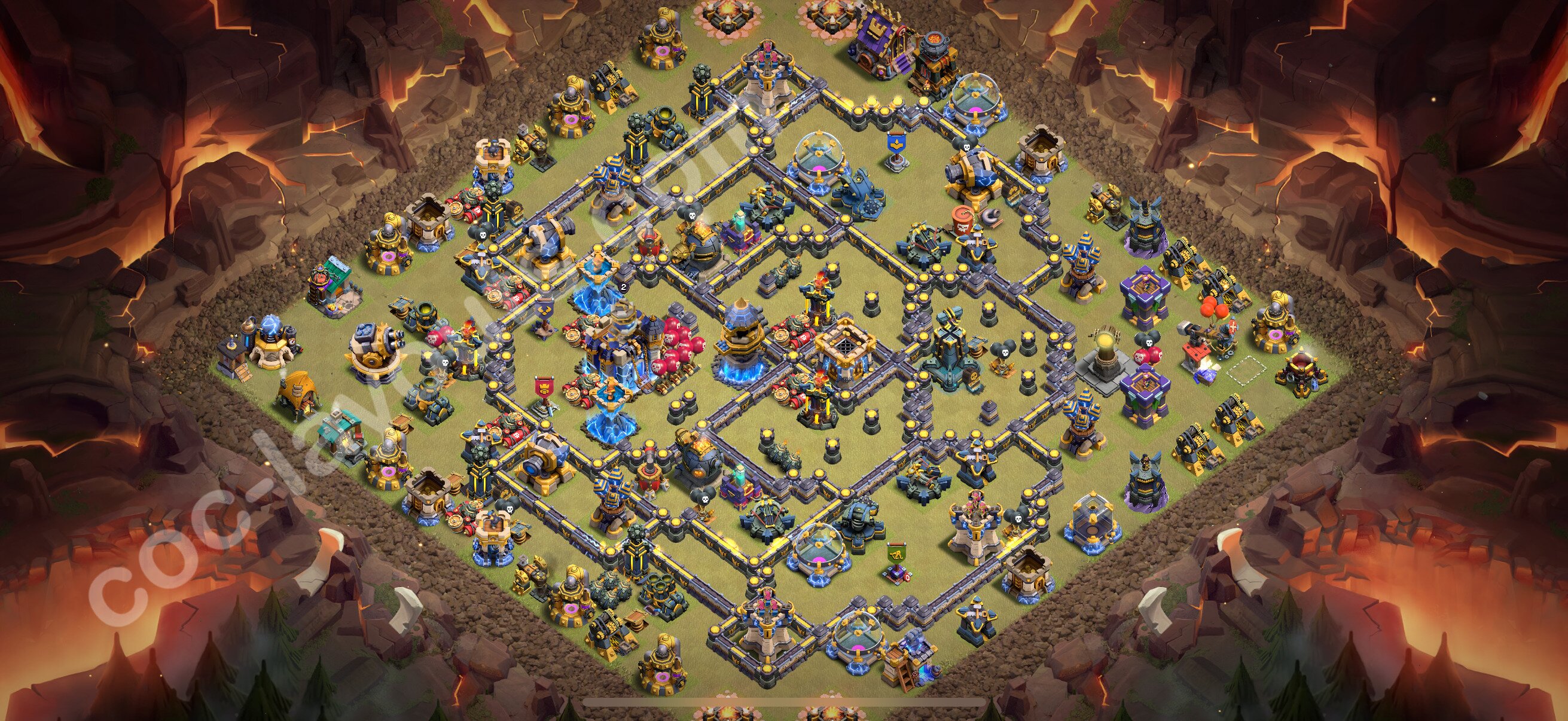 Melhor Layout para Guerra CV18 com link - COC Clash of Clans 2026 ...