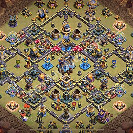 Best Anti 2 Stars Base TH18 with Link, Legend League 2025 - Town Hall Level 18 Base Copy - (#14)