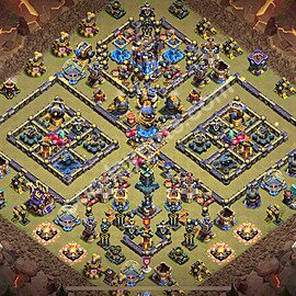 Melhor Troll Funny Layout CV18 com link - Art Base COC Clash of Clans ...