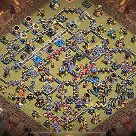 Best Anti 2 Stars Base TH18 with Link, Legend League 2025 - Town Hall Level 18 Base Copy - (#14)