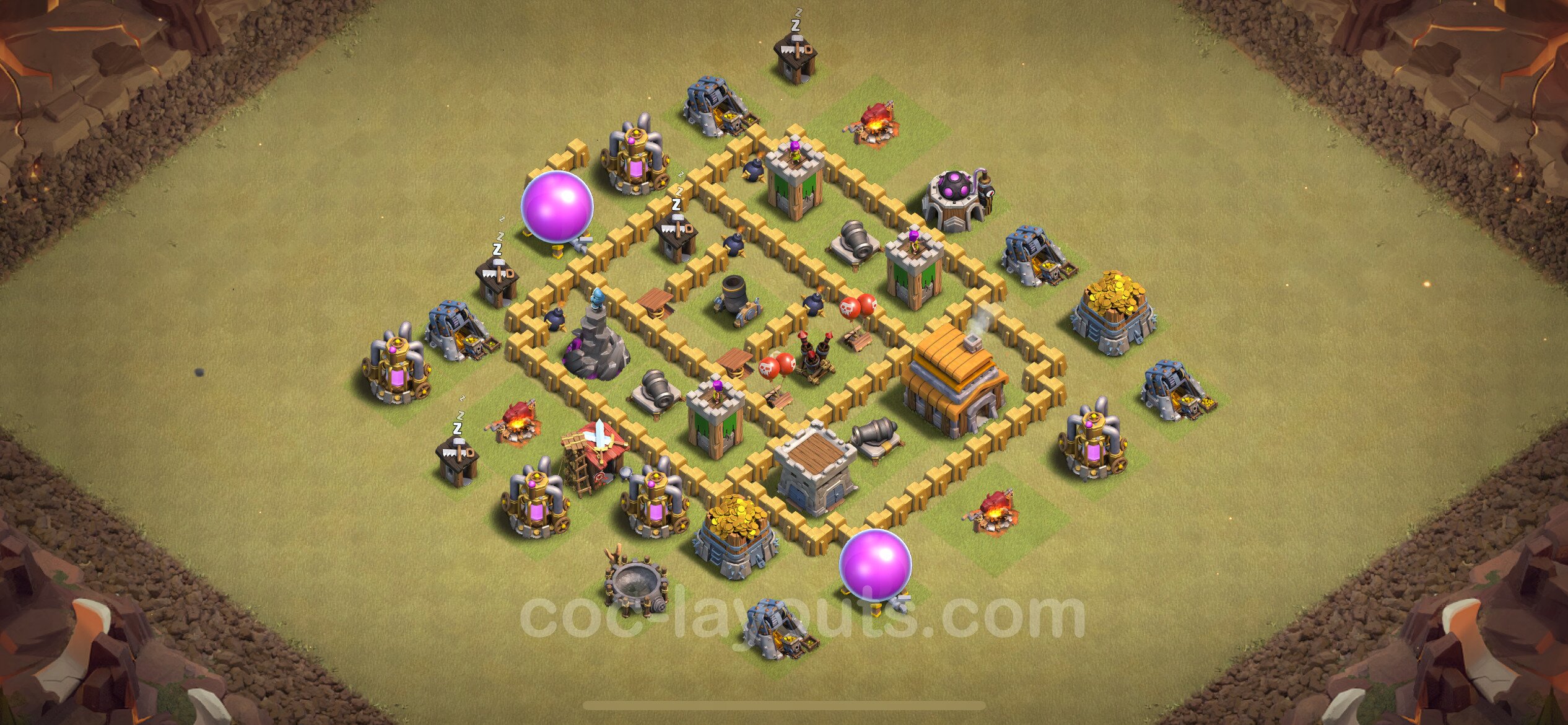 Melhor Layout Para Guerra CV5 Com Link Anti Ar COC Clash Of Clans Melhor Layout Para Guerra CV5 Com Link Anti Ar COC Clash Of Clans