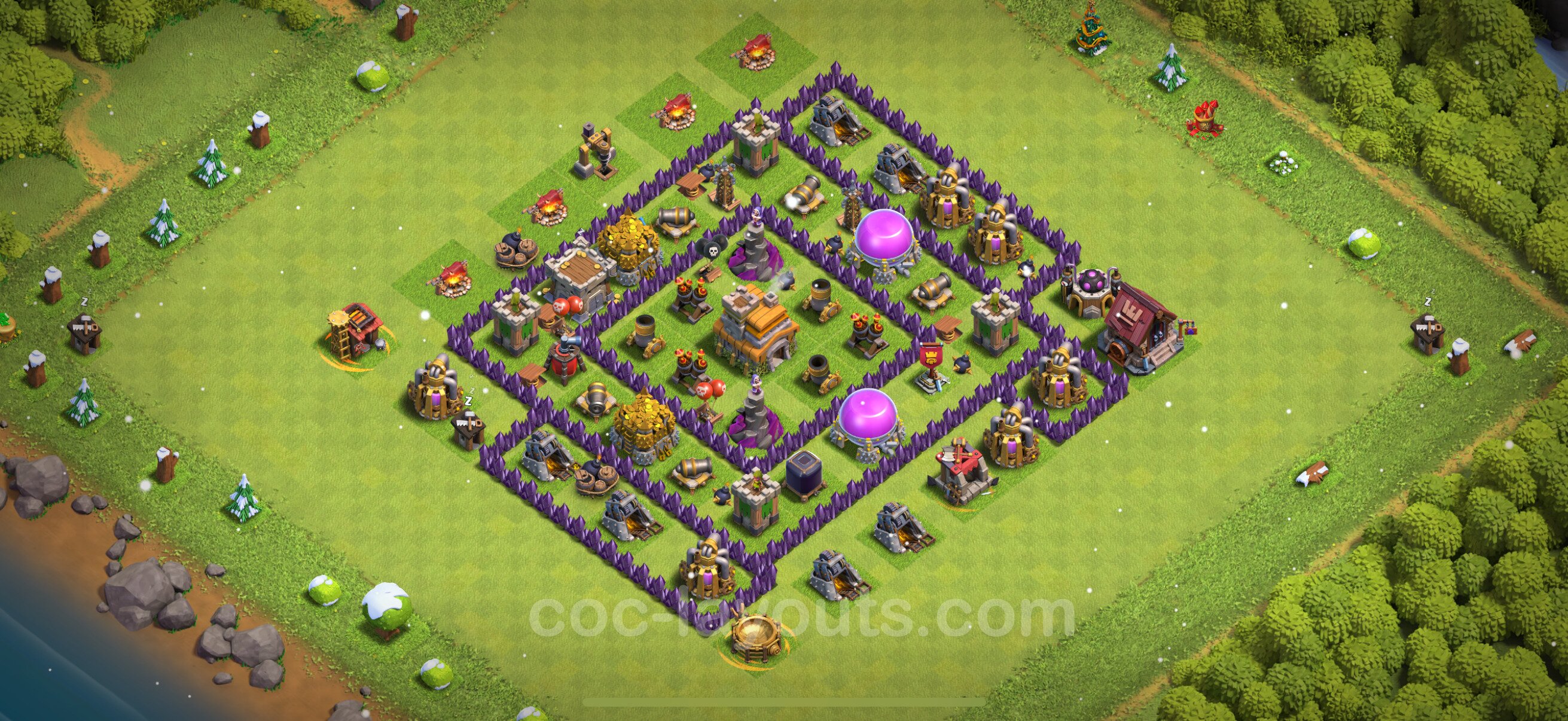 Best Base TH7 with Link, Anti 3 Stars Anti Everything 2023 - Town Hall ... Best Base TH7 with Link, Anti 3 Stars Anti Everything 2023 - Town Hall ...